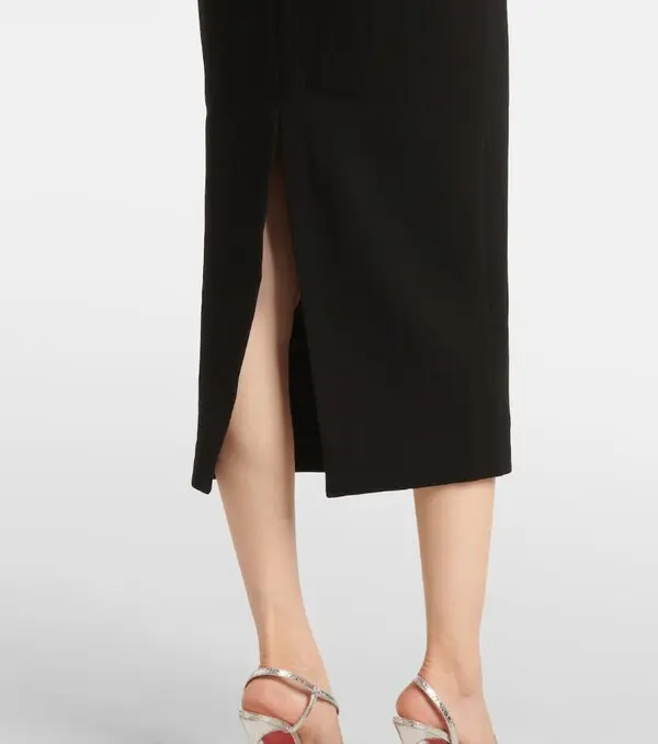 Roland Mouret Wool Crêpe Midi Dress