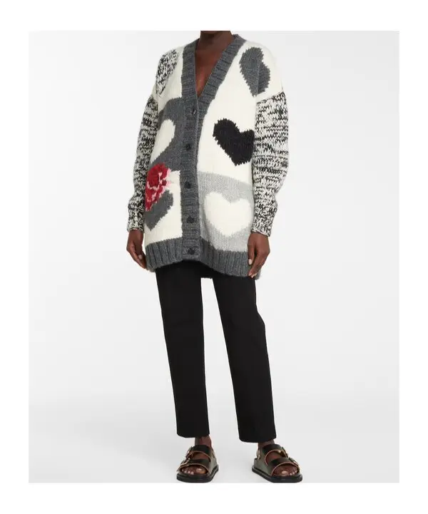 JOSEPH Embroidered Pattern Sweater