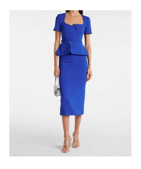 Roland Mouret Short Sleeve Dress