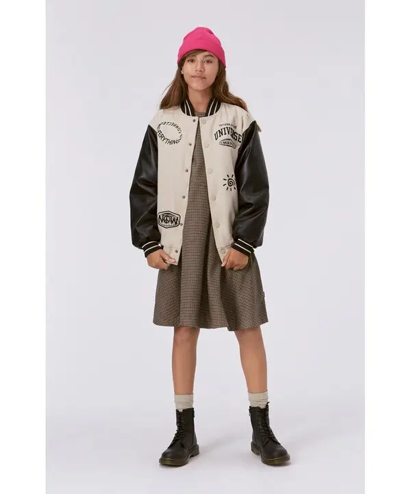MOLO Hani Stripe-detail Panelled Bomber Jacket