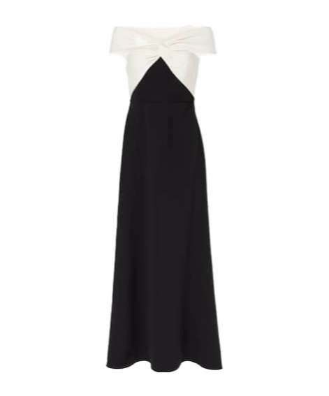 Roland Mouret Off-shoulder Cady Maxi Dress