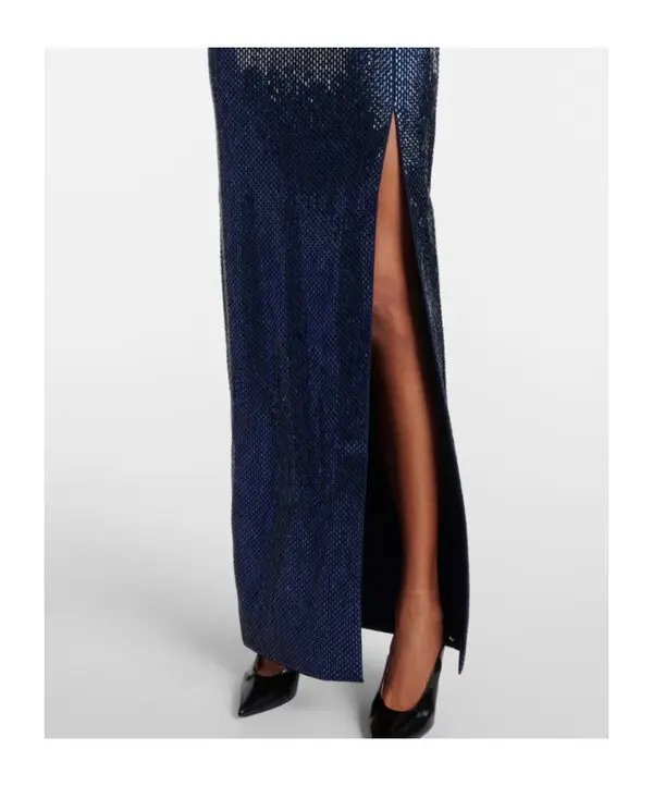 Roland Mouret Embellished Strapless Crêpe Gown