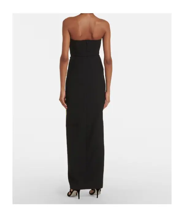 Roland Mouret Strapless Crepe Gown