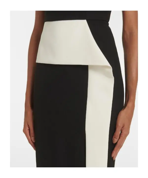 Roland Mouret Strapless Crepe Gown