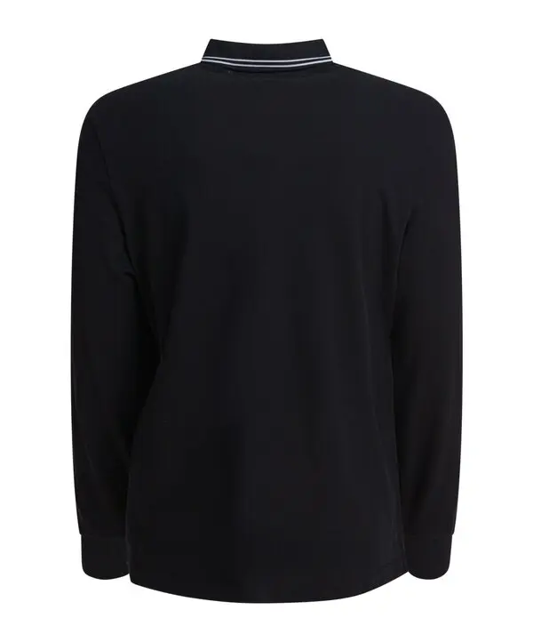 Stone Island Slim Fit Long Sleeved Polo Shirt