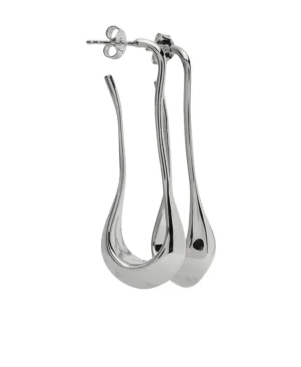 LEMAIRE Short Drop Earrings - Silver
