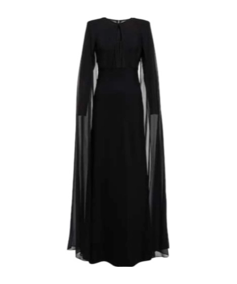 Roland Mouret Chiffon Gown - Black