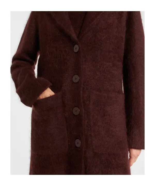 Dorothee Schumacher Fluffy Statement Wool-blend Coat