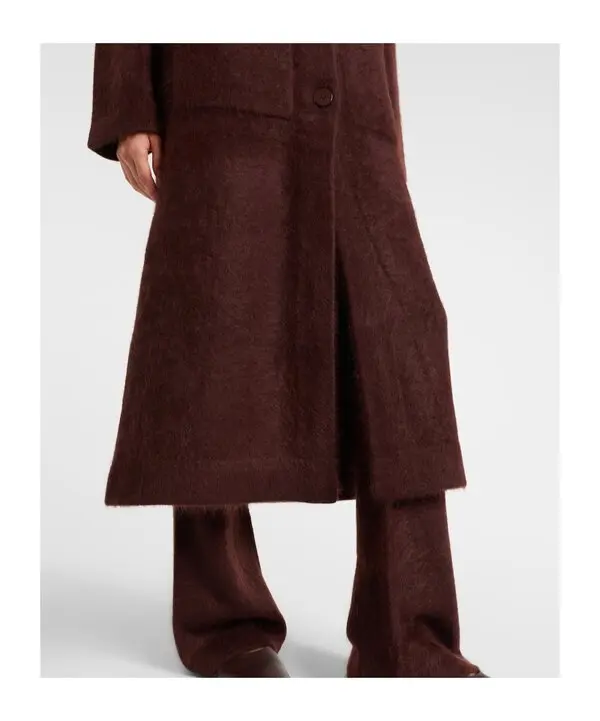 Dorothee Schumacher Fluffy Statement Wool-blend Coat