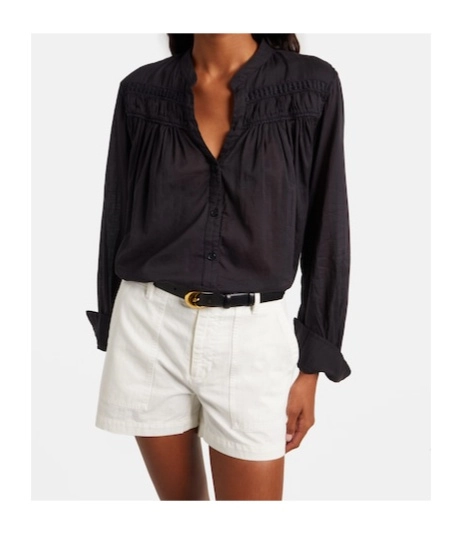 NILI LOTAN Clarys Cotton Blouse