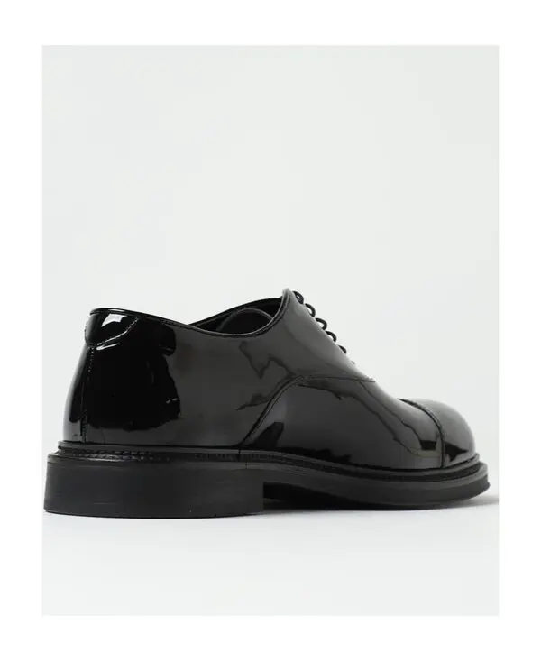 Emporio Armani Patent Leather Lace-up Oxford Shoes