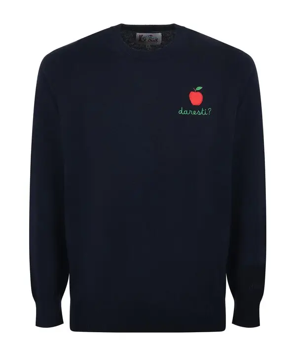 MC2 SAINT BARTH Embroidered Crew Neck Knitwear