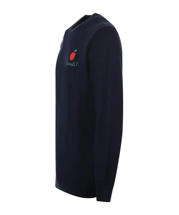 MC2 SAINT BARTH Embroidered Crew Neck Knitwear