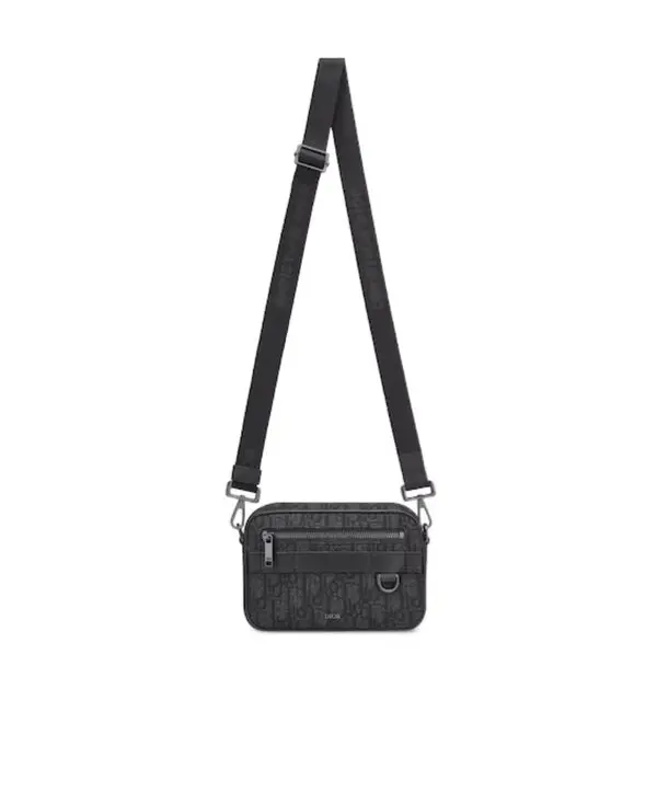 Dior Mini Safari Bag With Strap - Black