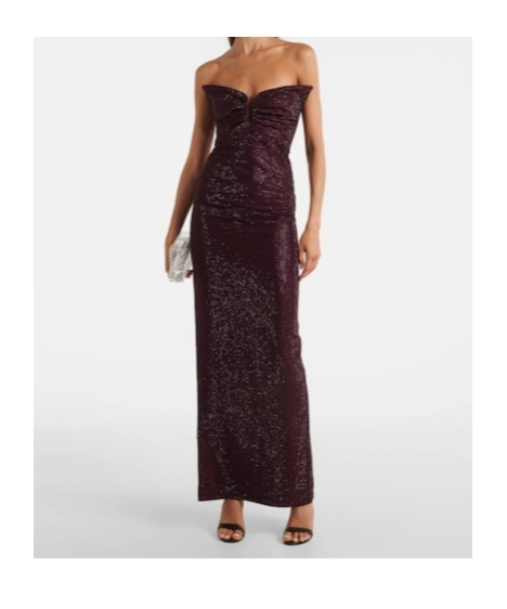 Roland Mouret Crystal-embellished Gown