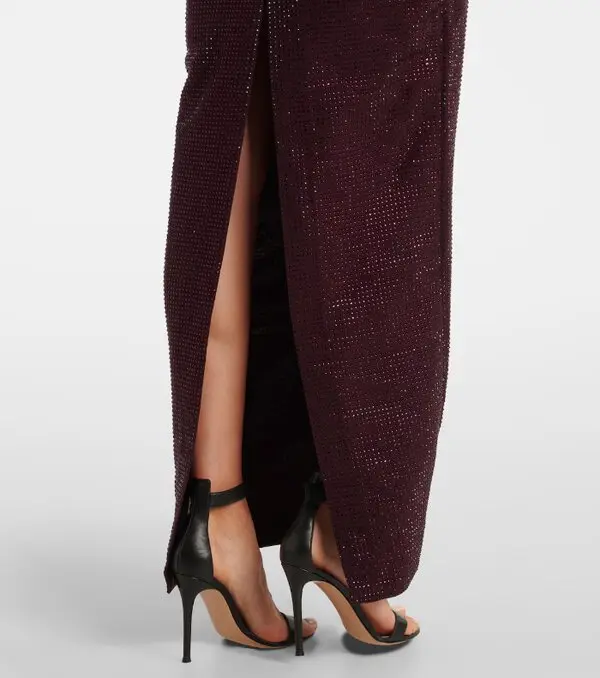 Roland Mouret Crystal-embellished Gown