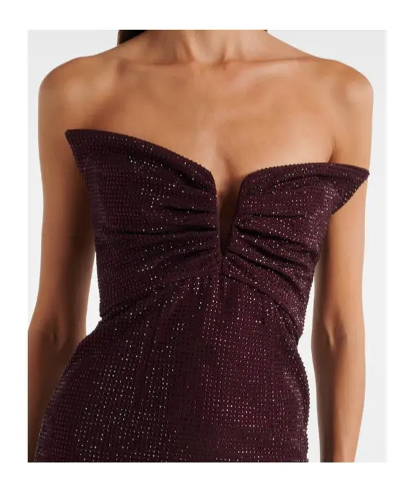 Roland Mouret Crystal-embellished Gown