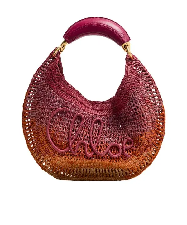 Chloé Summer Banana Hobo Bag - Red