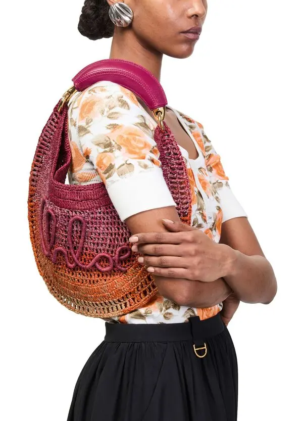 Chloé Summer Banana Hobo Bag - Red