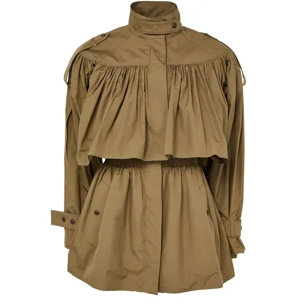 Chloé Gathered Coat