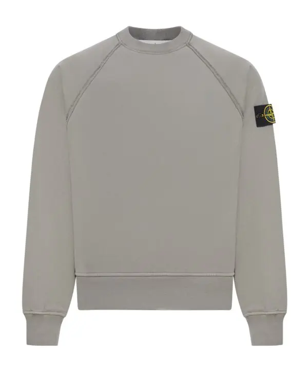 Stone Island Logo Patch Crewneck Sweatshirt
