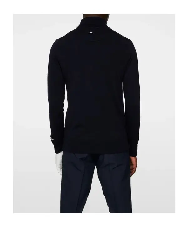 J. Lindeberg Long Sleeve Logo Knit Sweater