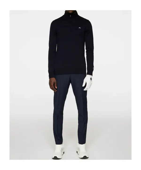 J. Lindeberg Long Sleeve Logo Knit Sweater