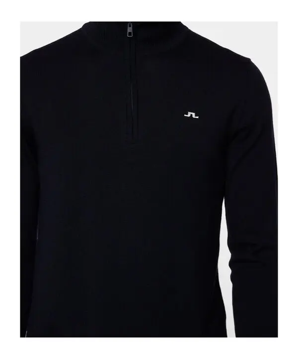J. Lindeberg Long Sleeve Logo Knit Sweater