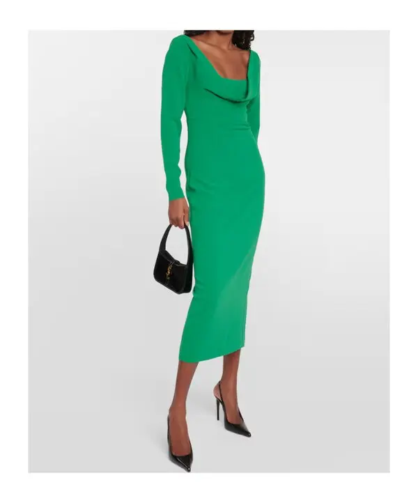 Roland Mouret Cowl Neck Midi Dress