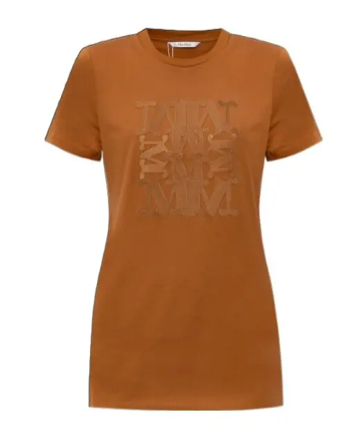 Max Mara Crewneck Short-sleeved T-shirt - Brown