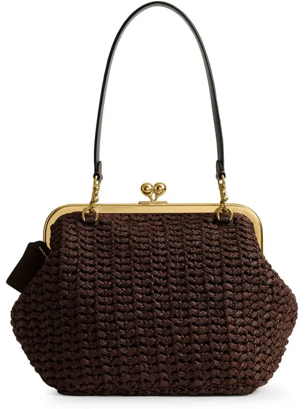 COACH Large Kisslock 27 Frame Bag
