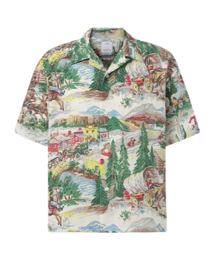 Visvim Crosby Printed Silk-blend Bowling Shirt - Multicolor