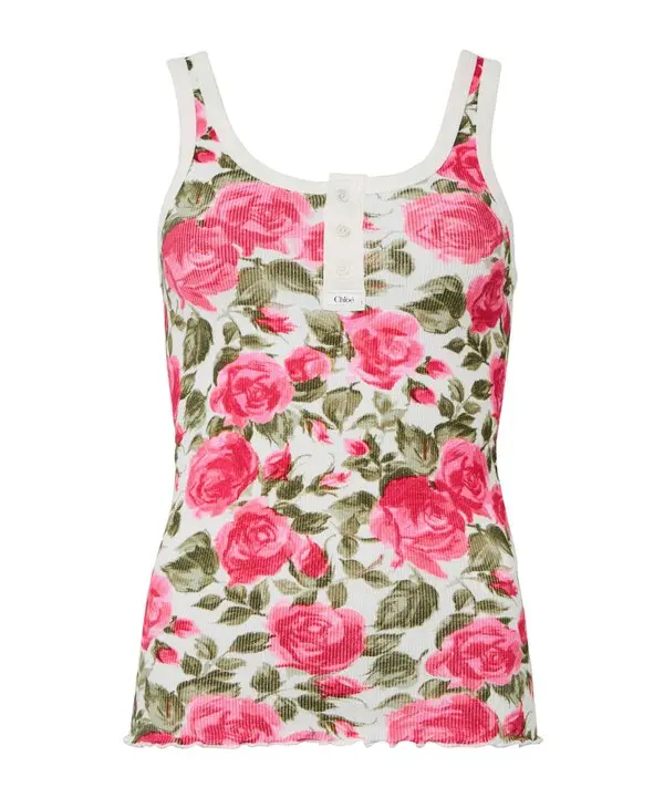 Chloé Printed Vest Top
