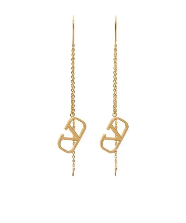 Valentino Garavani Vlogo Signature Earrings - Yellow