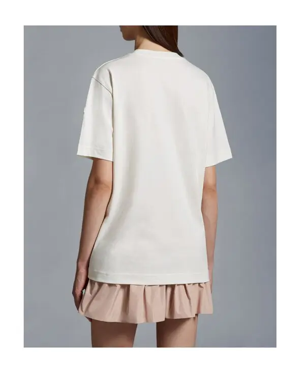 Moncler Logo Embellished Crewneck T-shirt