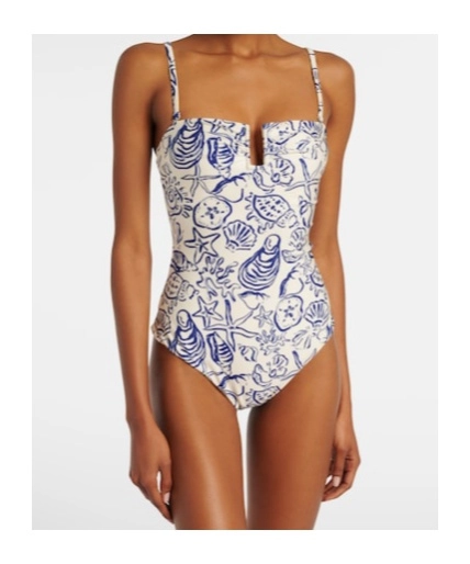Simkhai Ottilie Printed Swimsuit