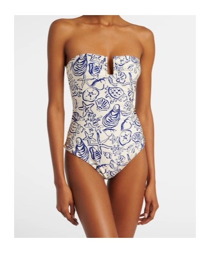 Simkhai Ottilie Printed Swimsuit