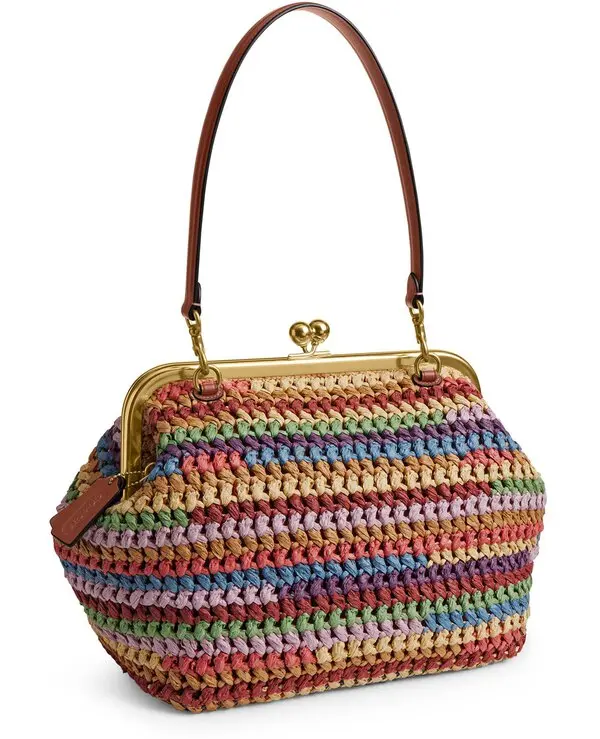 COACH Large Kisslock 27 Frame Bag