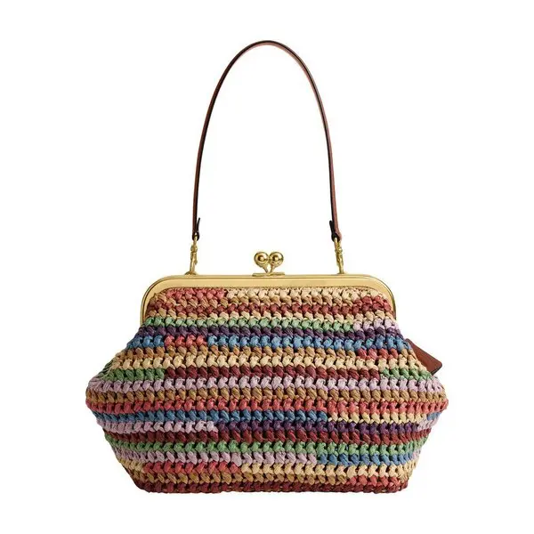 COACH Large Kisslock 27 Frame Bag