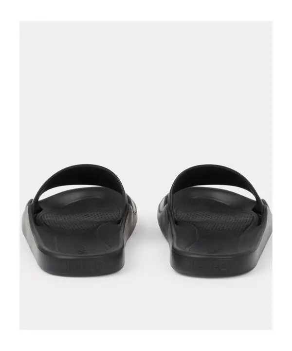 Kenzo Logo Patch Open Toe Slides