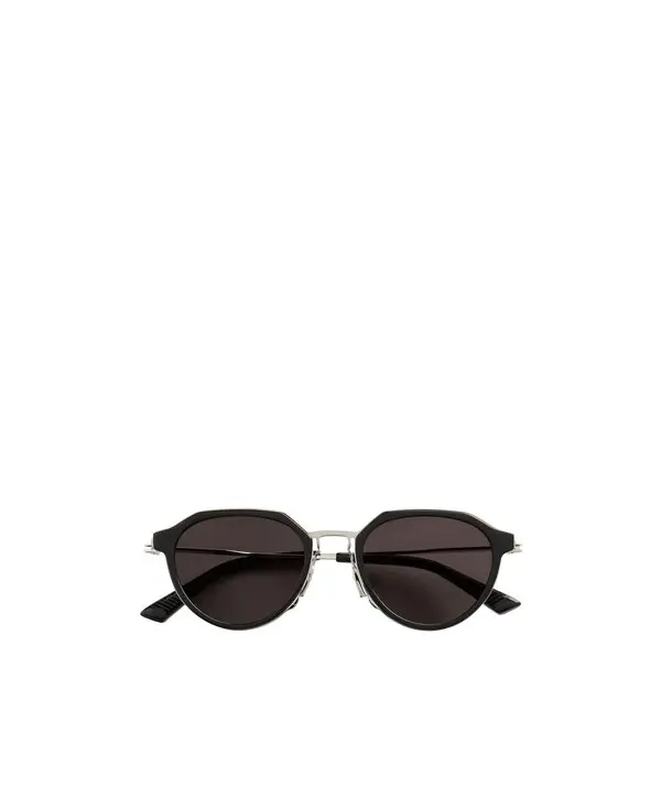 Bottega Veneta Ultrathin Panthos Sunglasses - Black/gray