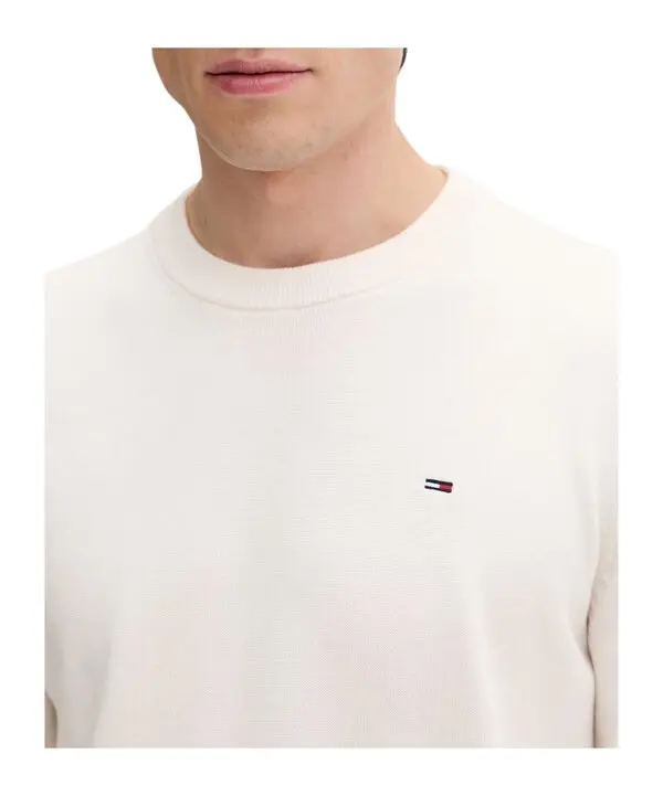 Tommy Hilfiger Crew Neck Sweatshirt With Embroidered Logo