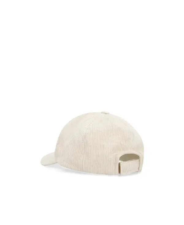 Isabel Marant Étoile Logo Embroidered Corduroy Baseball Cap