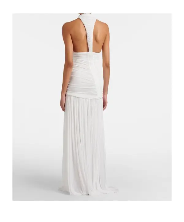 Christopher Esber Bridal Orion Ruched Halterneck Gown