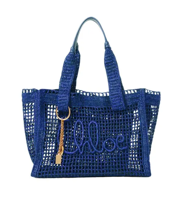 Chloé Openwork Mesh Tote Bag