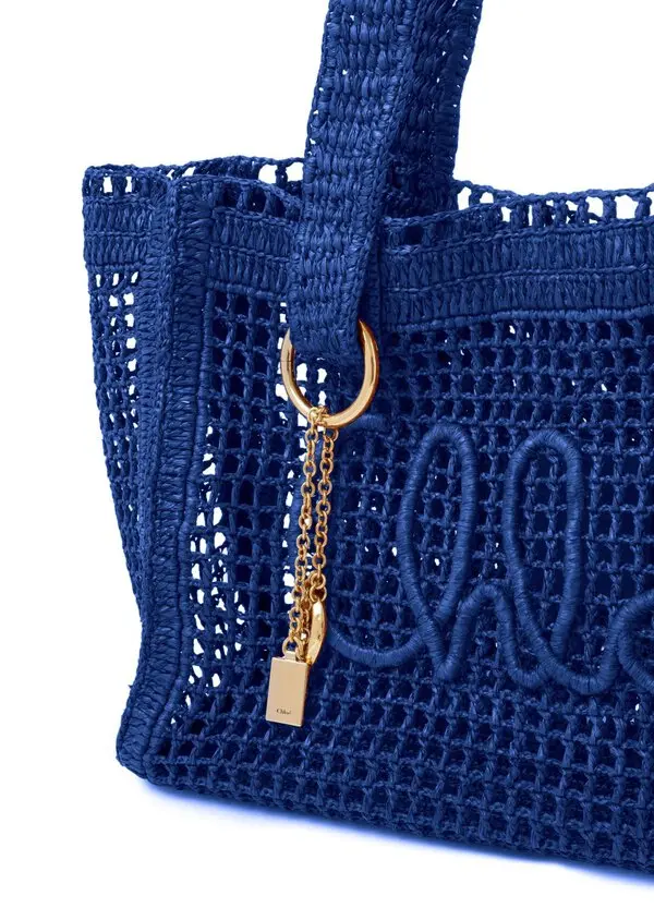 Chloé Openwork Mesh Tote Bag