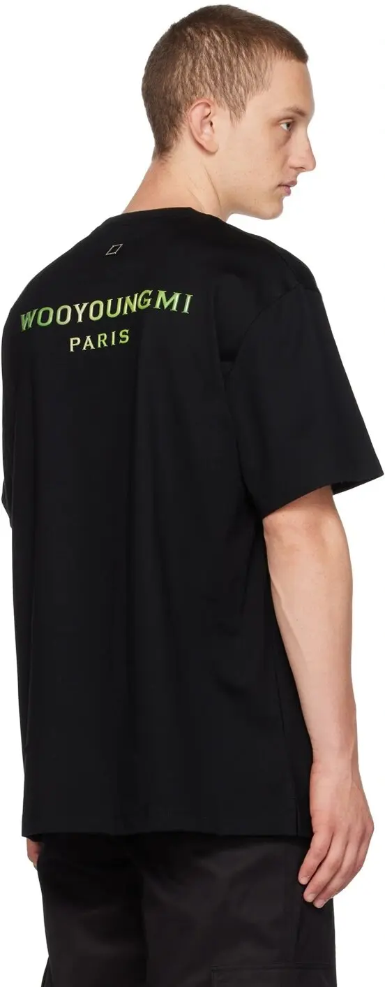 WOOYOUNGMI Logo-embroidered Cotton T-shirt