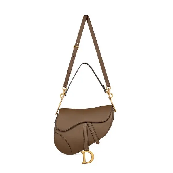 Dior Saddle Bag With Strap - Brown