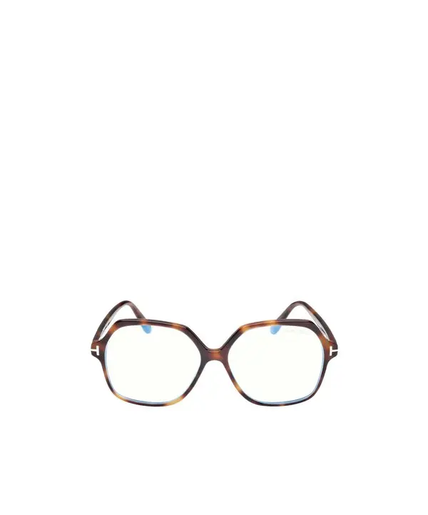 TOM FORD Geometric Frame Glasses - White