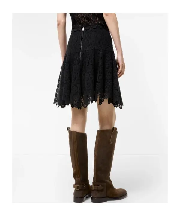Burberry Floral Lace Mini Skirt